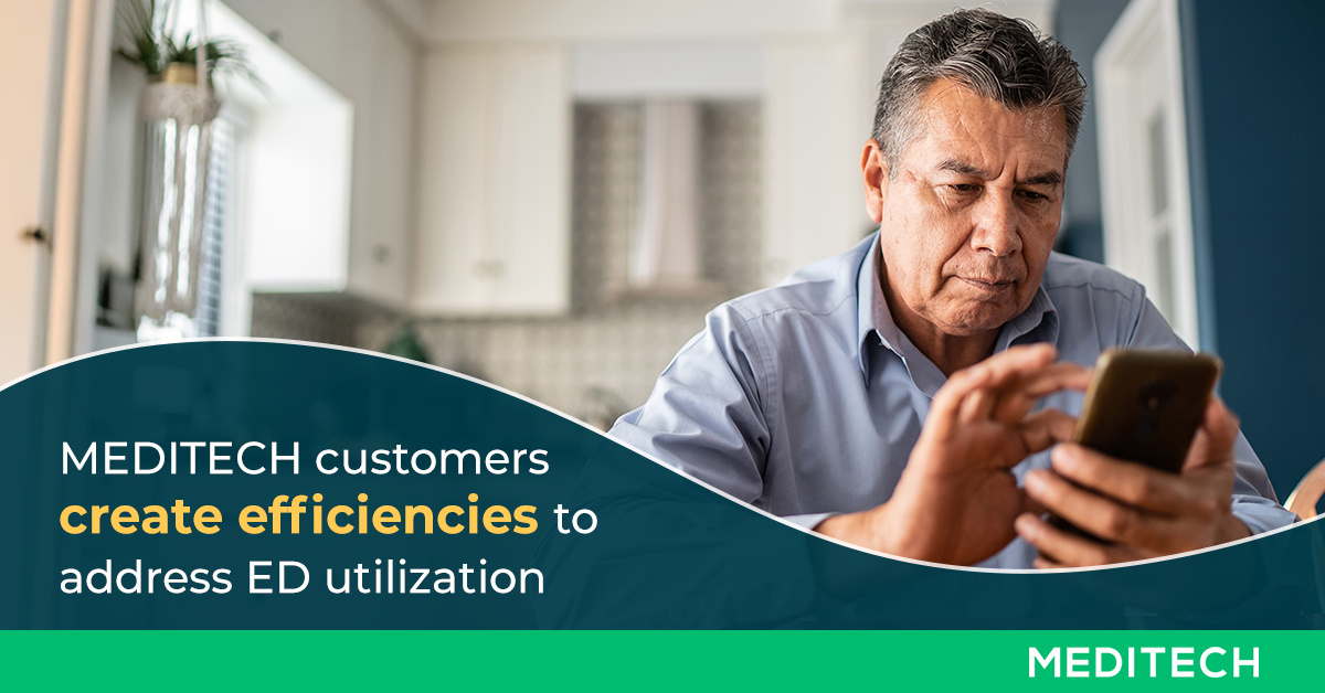 MEDITECH customers create efficiencies to address emergency department ...